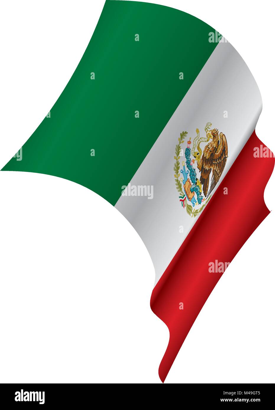 Mexican flag, vector illustration Stock Vector Image & Art - Alamy