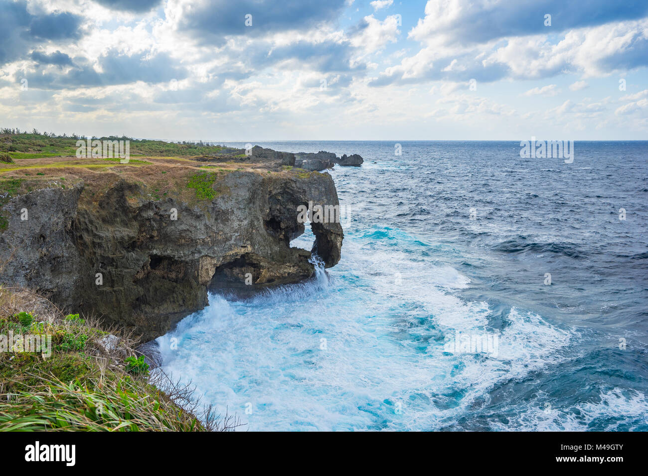 Cape Manzamo in Okinawa Island, Japan Stock Photo - Alamy