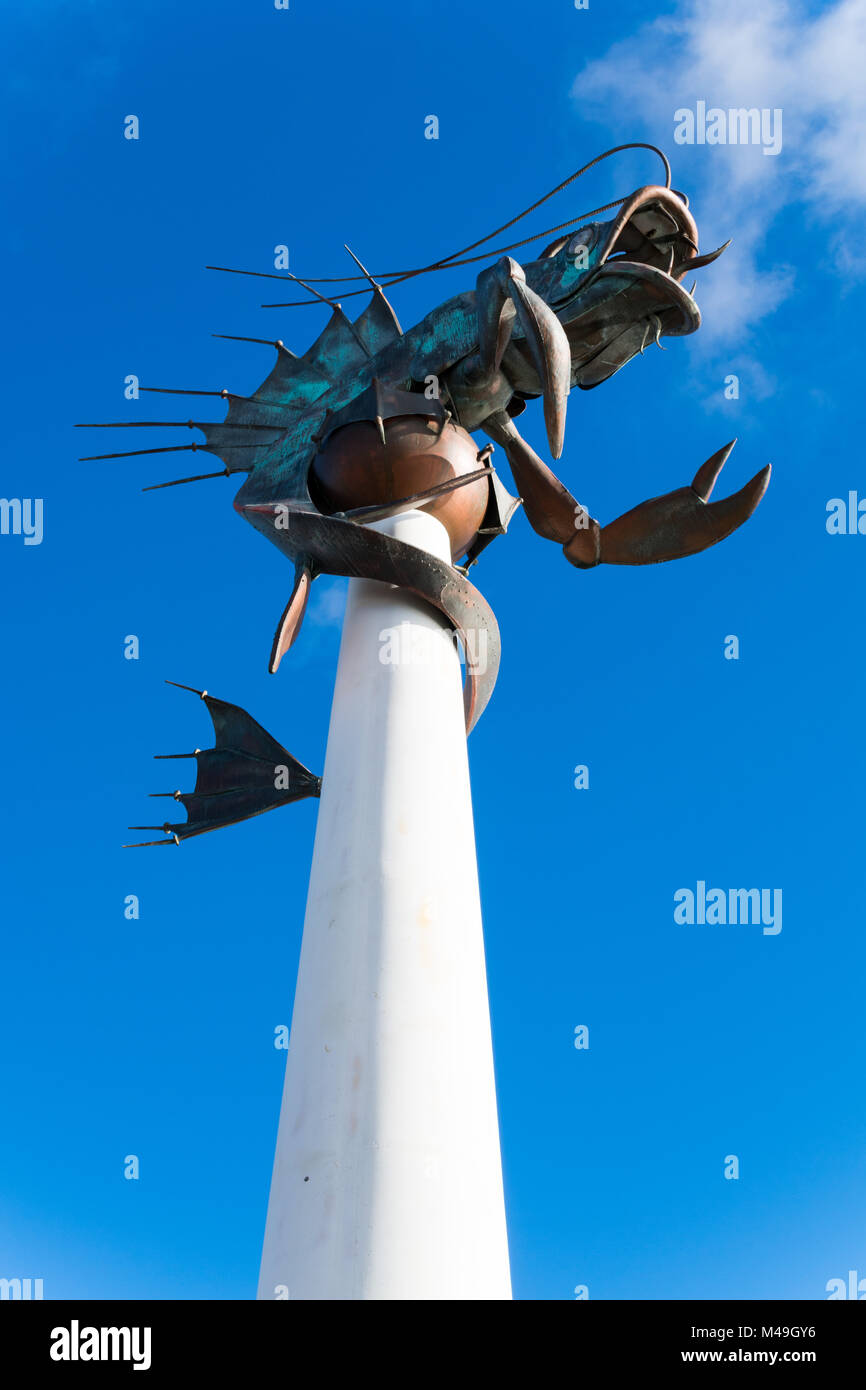 The Leviathan sculpture in Sutton Harbour, Plymouth, by artist Brian ...