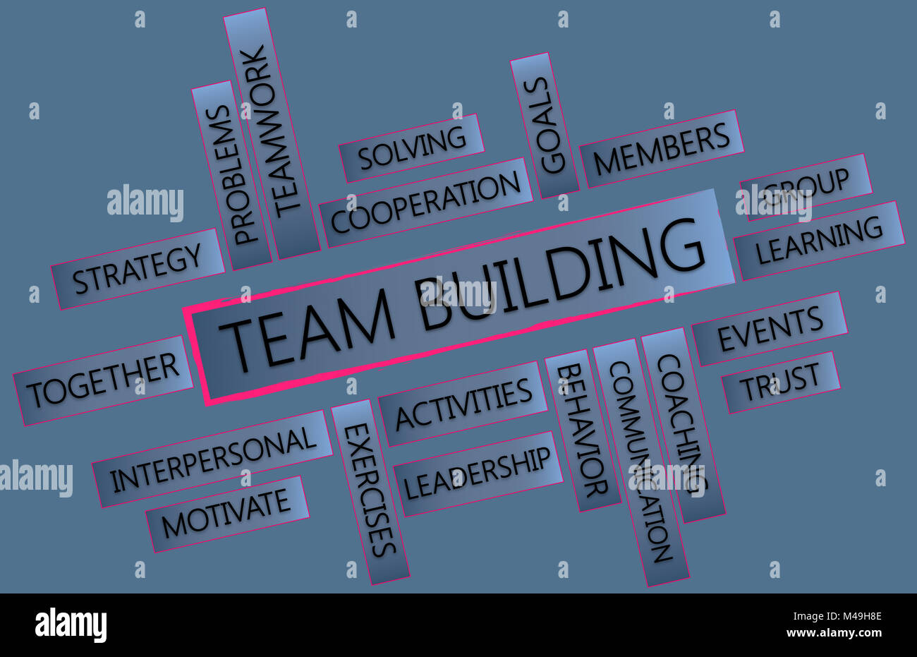 Teamwork building exercises hi-res stock photography and images - Alamy