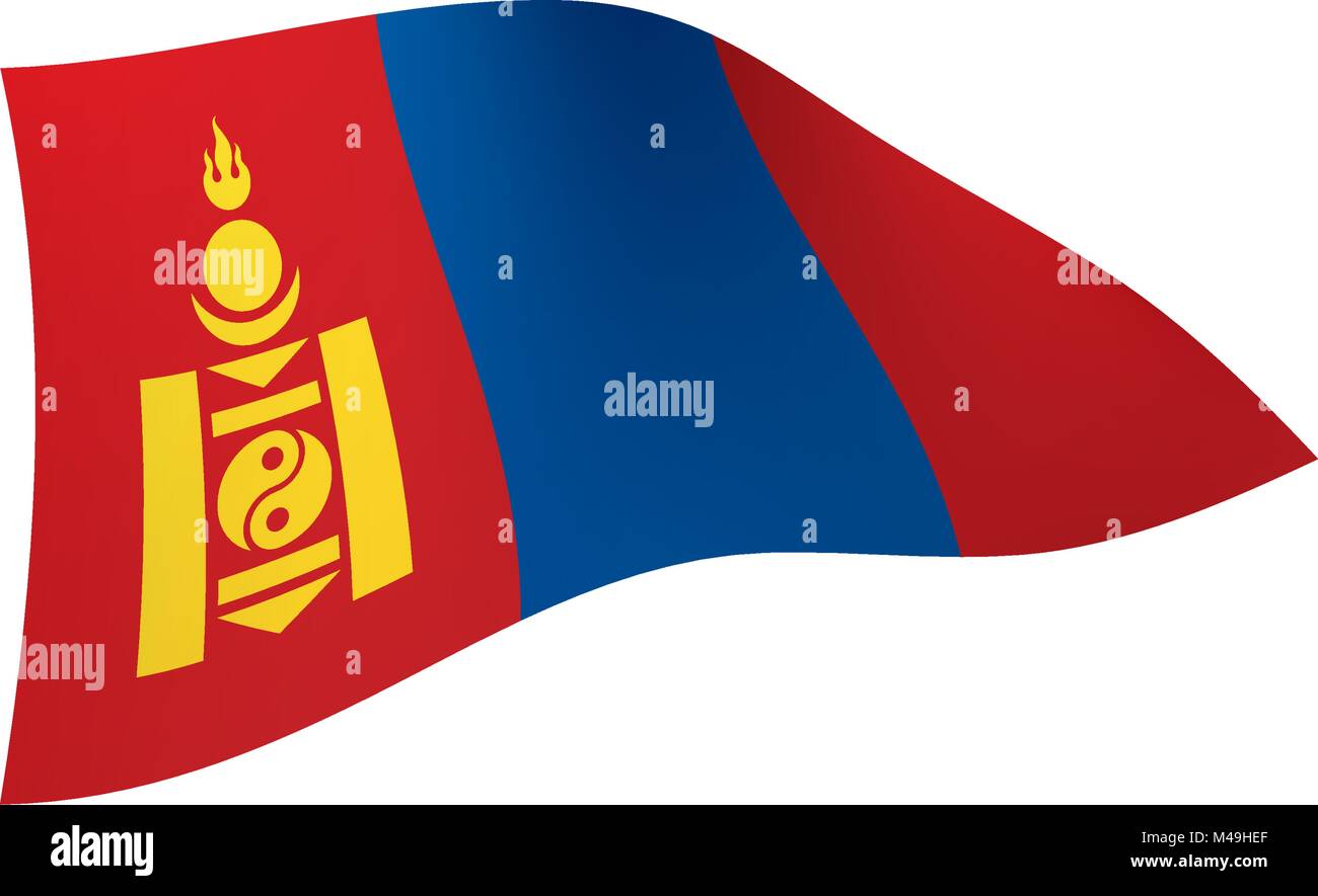 Mongolia flag, vector illustration Stock Vector Image & Art - Alamy