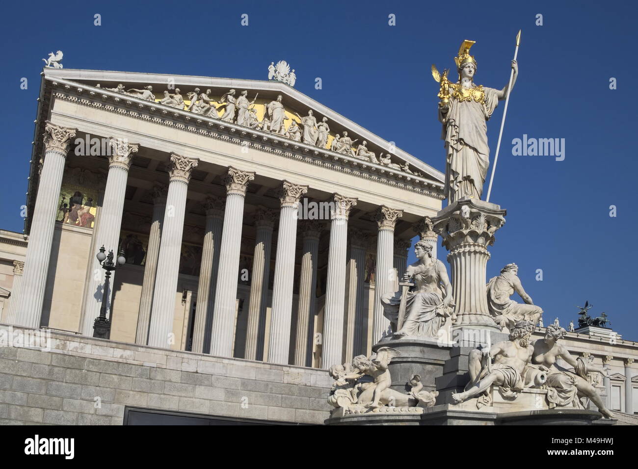 Vienna, Austria, Europe - Austrian Parliament Building Stock Photo - Alamy