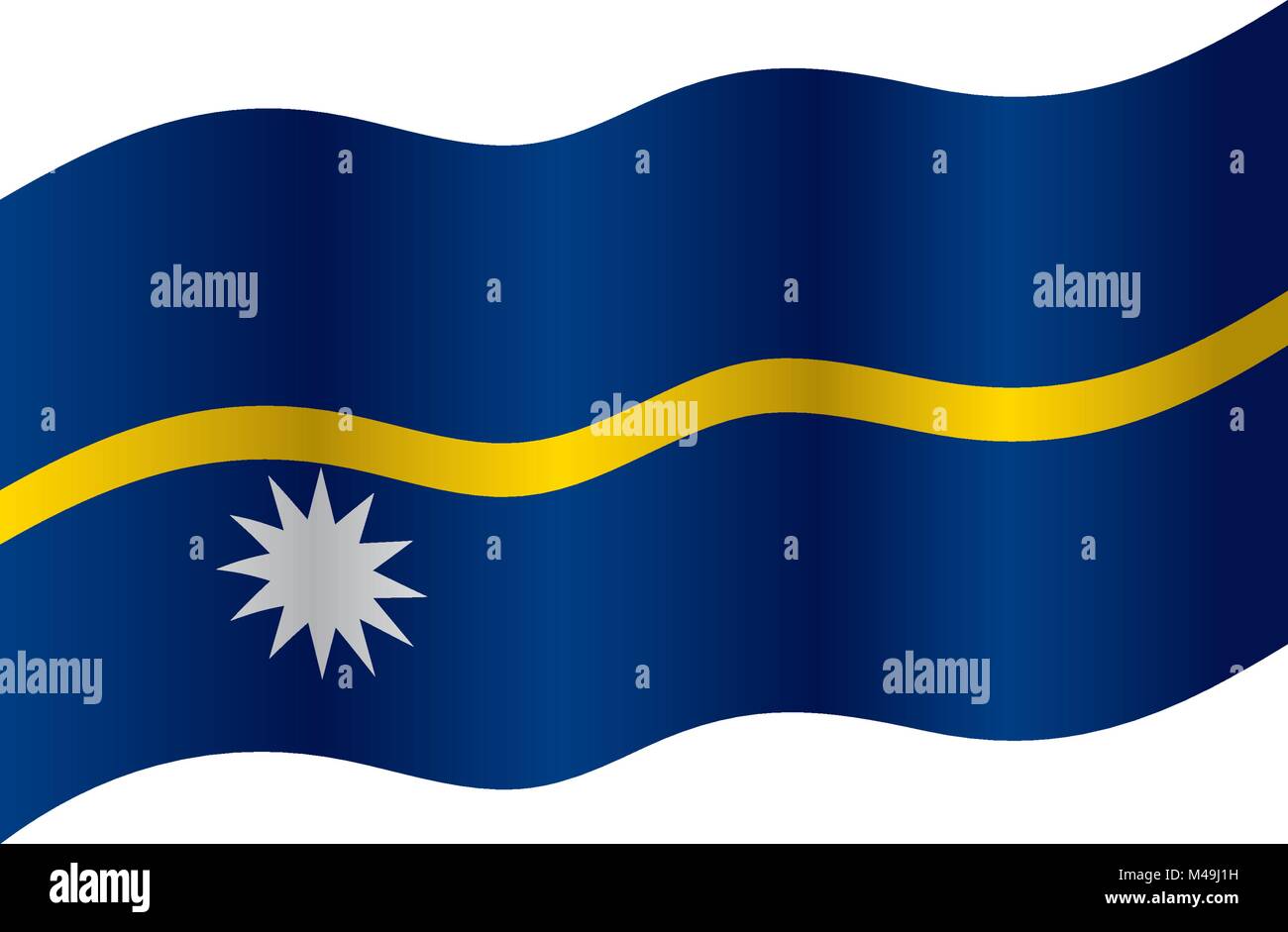 Nauru flag, vector illustration Stock Vector Image & Art - Alamy