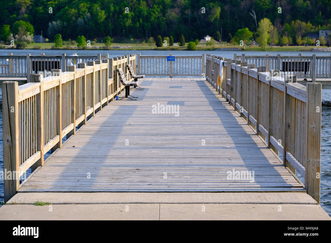 Marina on Betsie Lake Stock Photo - Alamy
