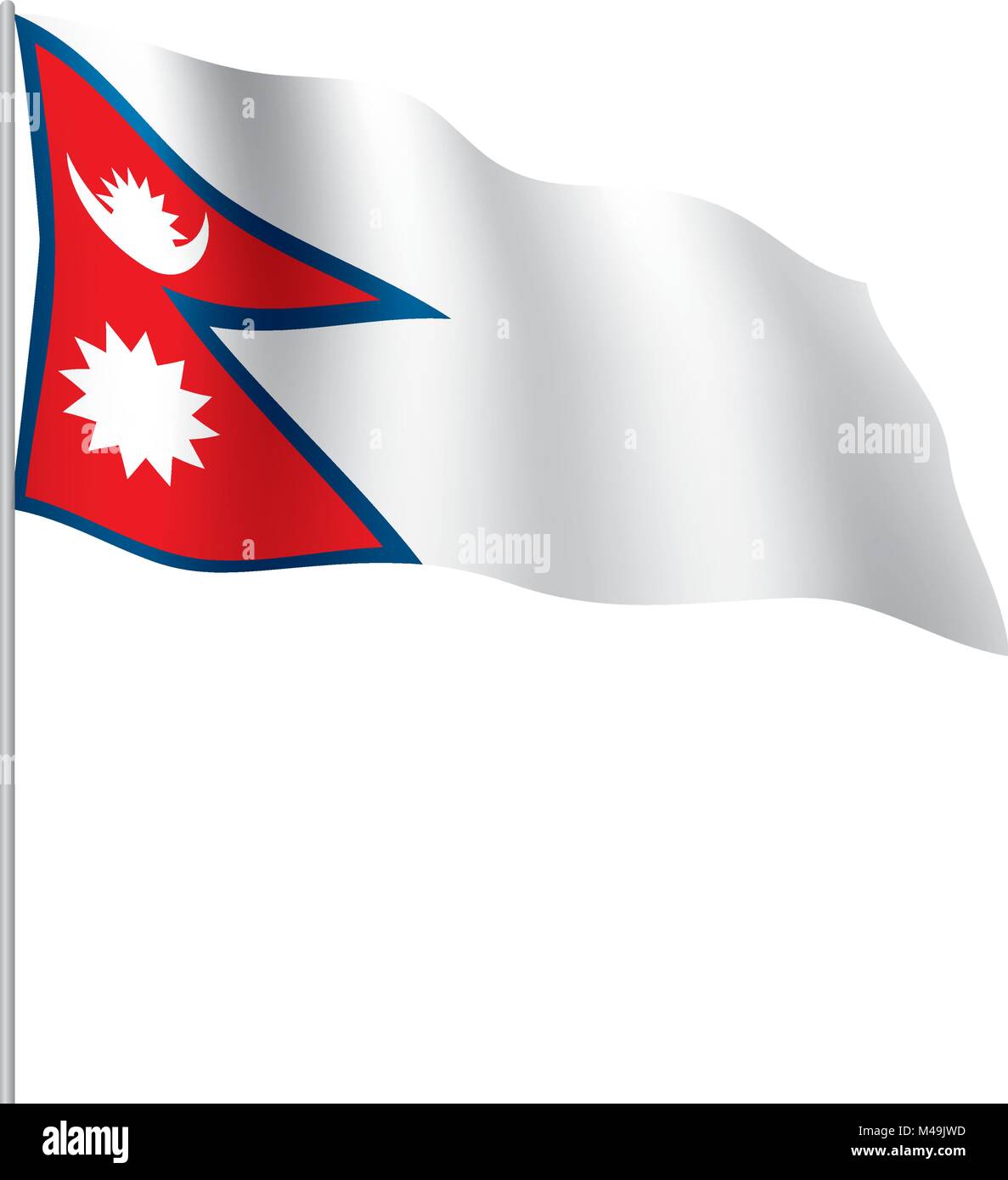 Nepal flag, vector illustration Stock Vector Image & Art - Alamy