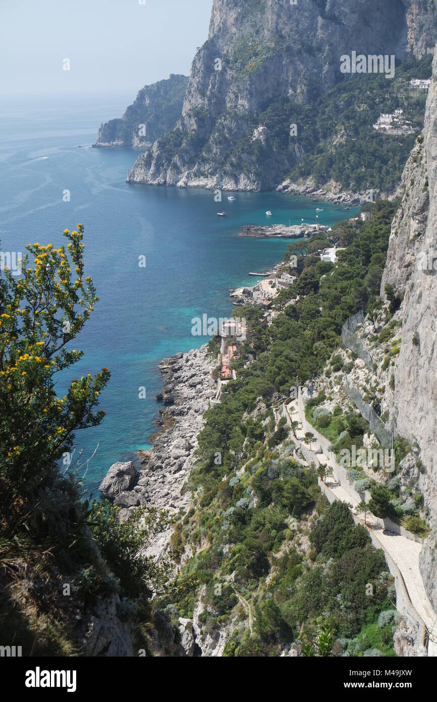 Capri cliffs hi-res stock photography and images - Alamy