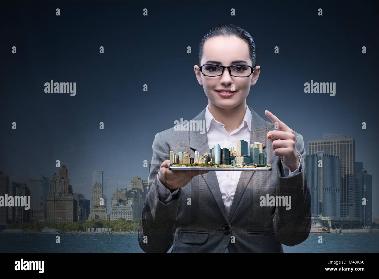 Digital composite architect in hi-res stock photography and images - Alamy