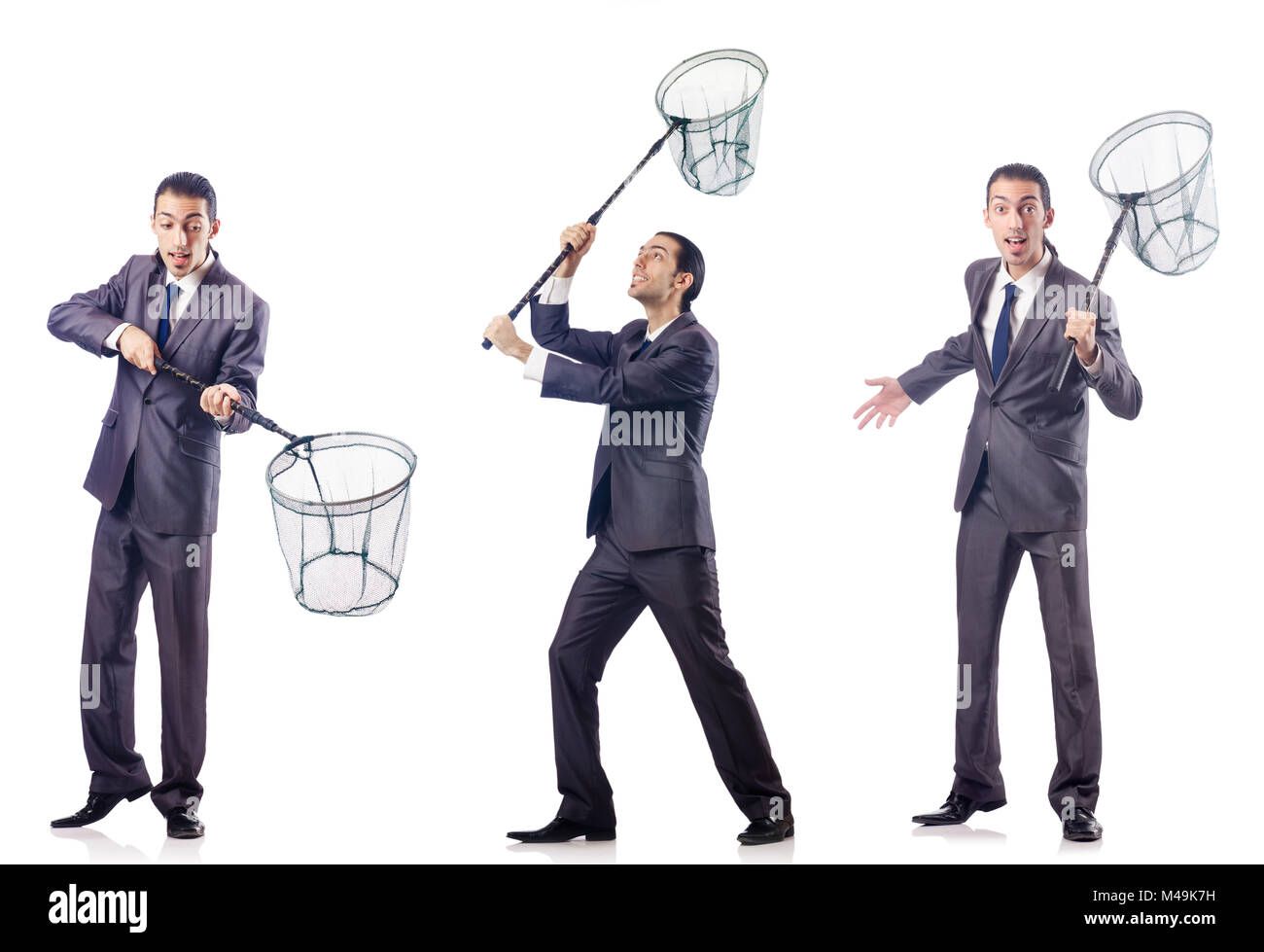 Businessman hunting Cut Out Stock Images & Pictures - Alamy