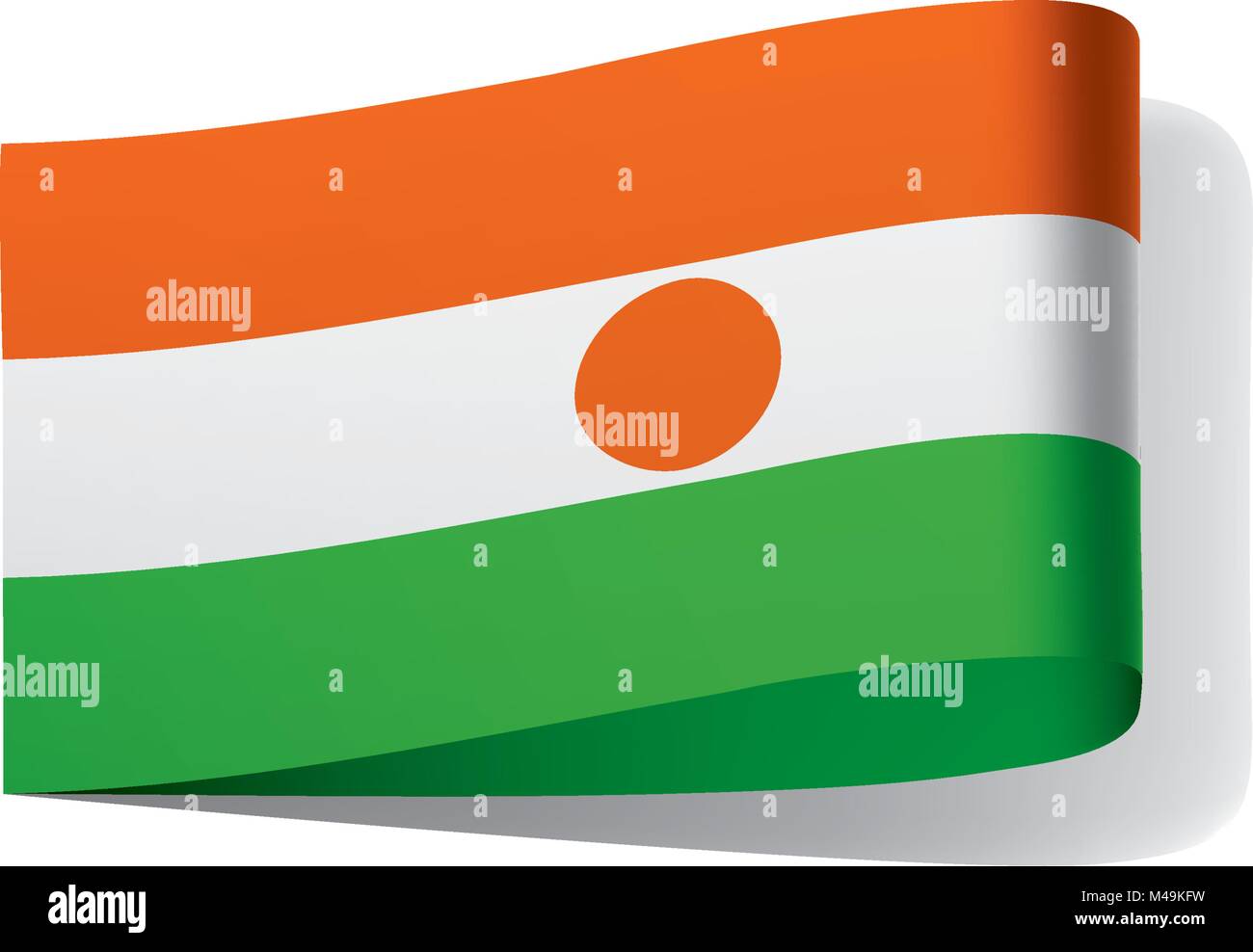 Niger flag, vector illustration Stock Vector Image & Art - Alamy