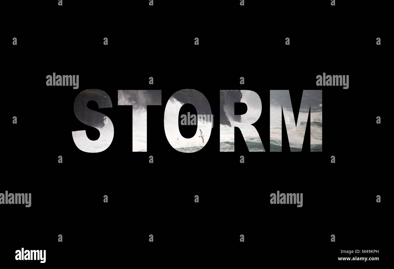 Word storm hi-res stock photography and images - Alamy
