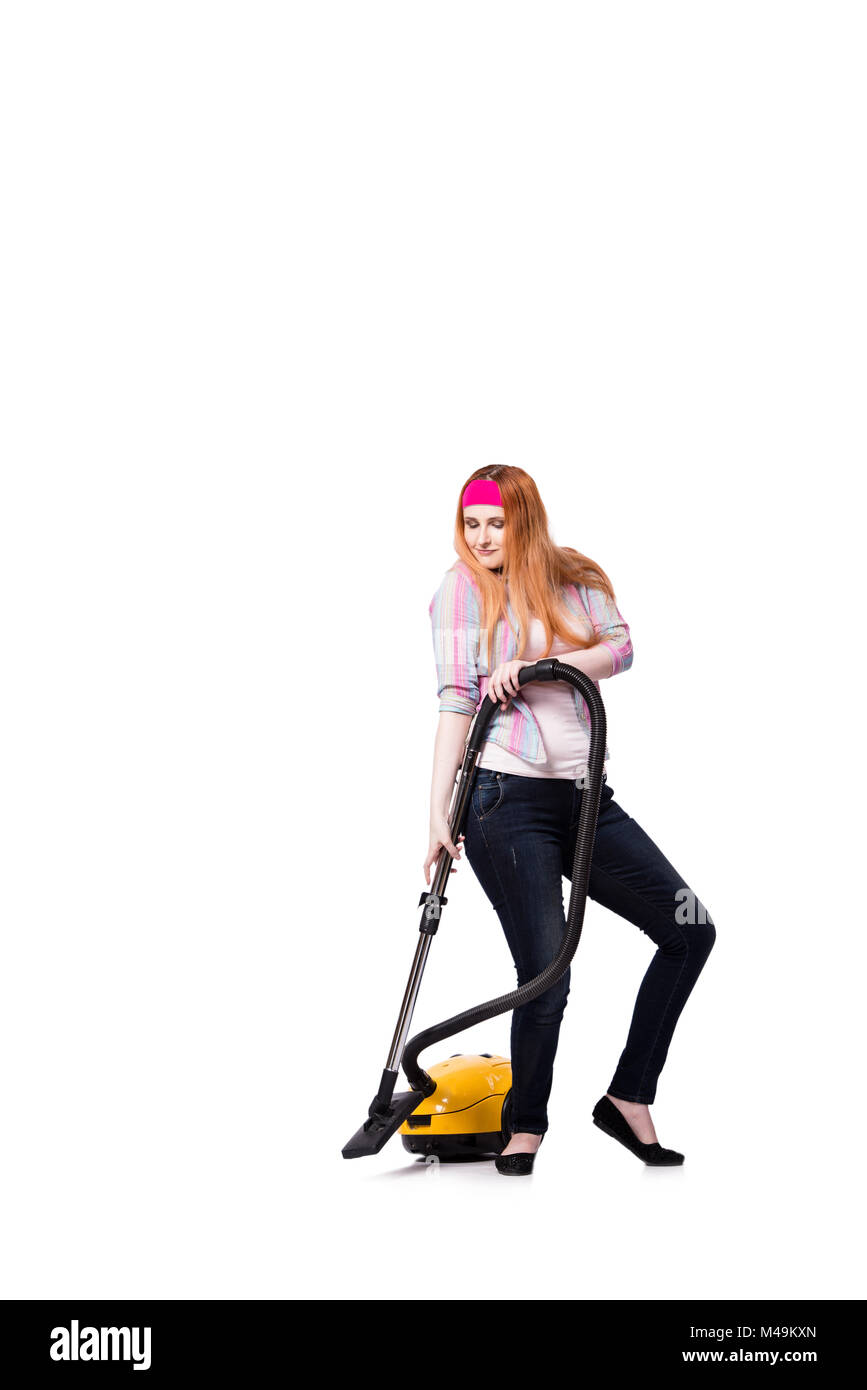 Angry housewife vacuum hi-res stock photography and images - Alamy