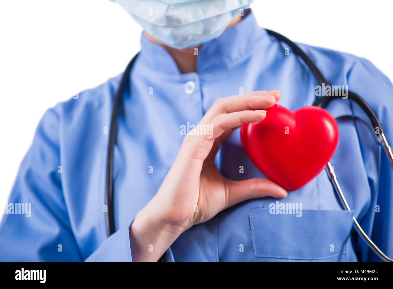 Doctor cardiologist isolated on the white background Stock Photo - Alamy