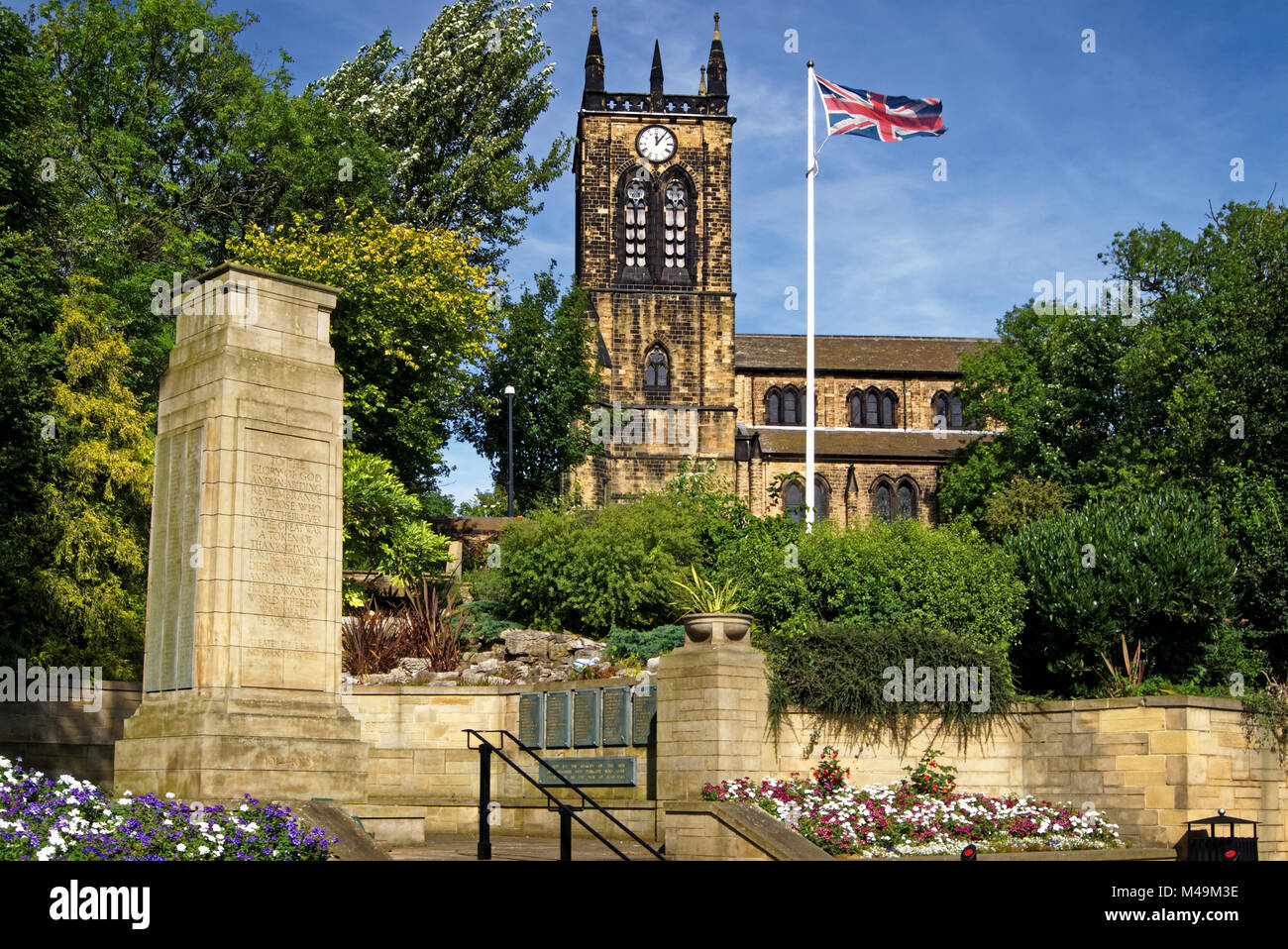 UK,South Yorkshire,Rotherham,Rawmarsh,St Mary's Church Stock Photo - Alamy