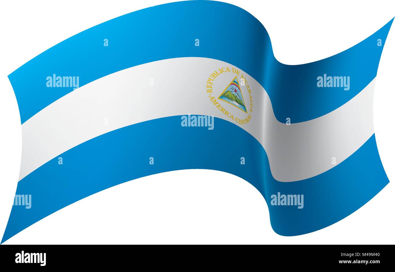 Nicaragua flag, vector illustration Stock Vector Image & Art - Alamy