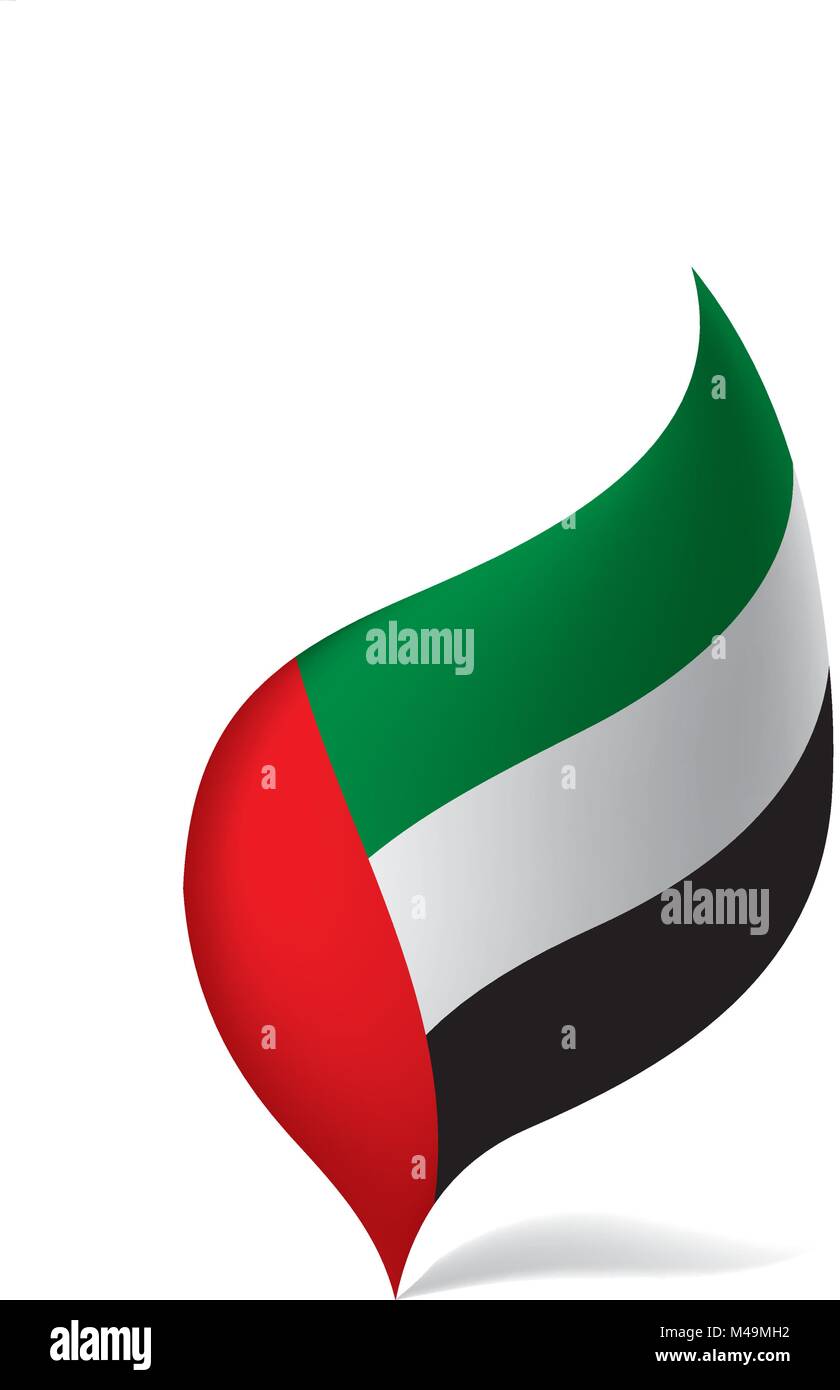 United Arab Emirates flag, vector illustration Stock Vector Image & Art ...