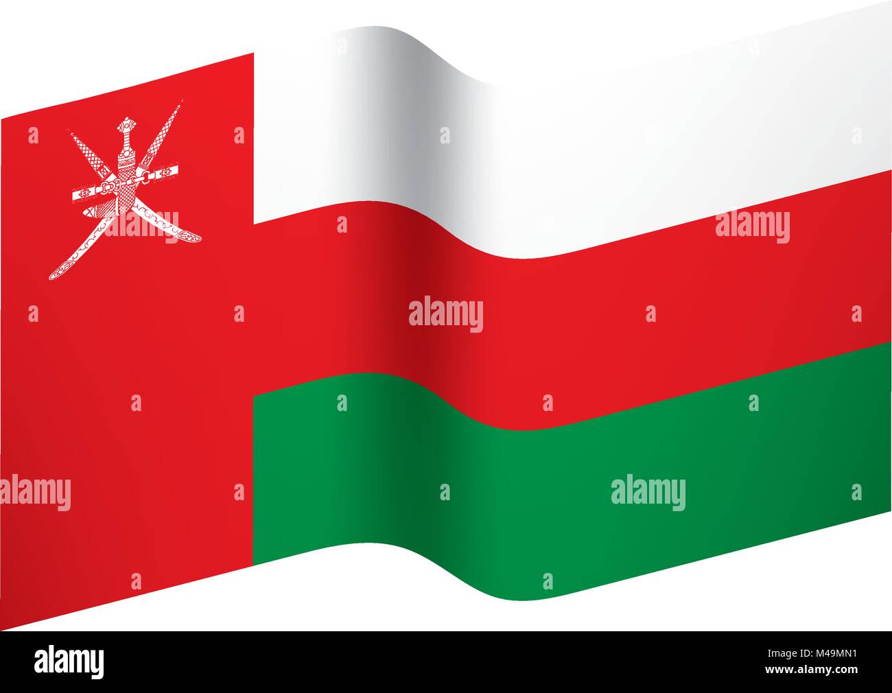 Flag vector nation oman muscat hi-res stock photography and images - Alamy