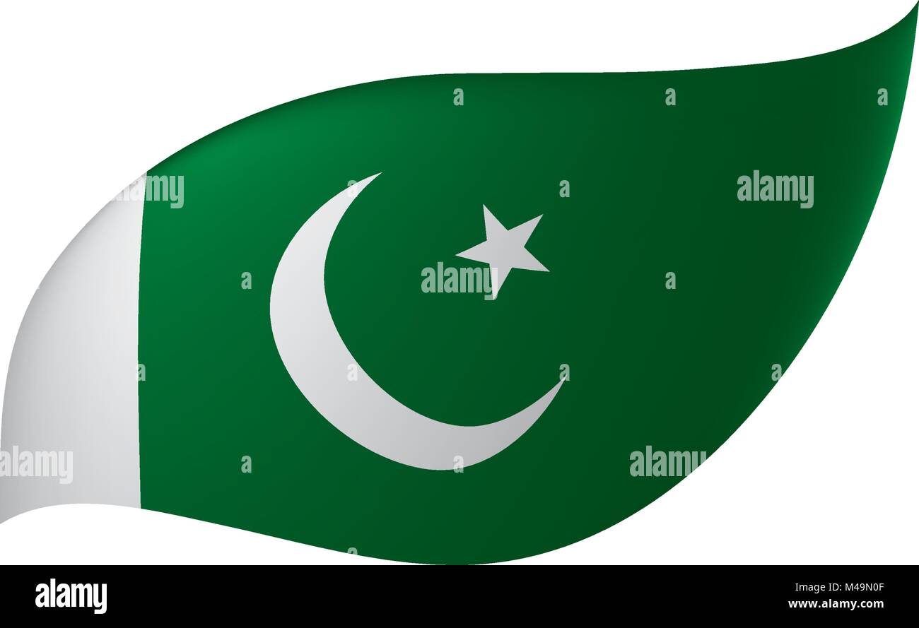 Pakistan flag, vector illustration Stock Vector Image & Art - Alamy