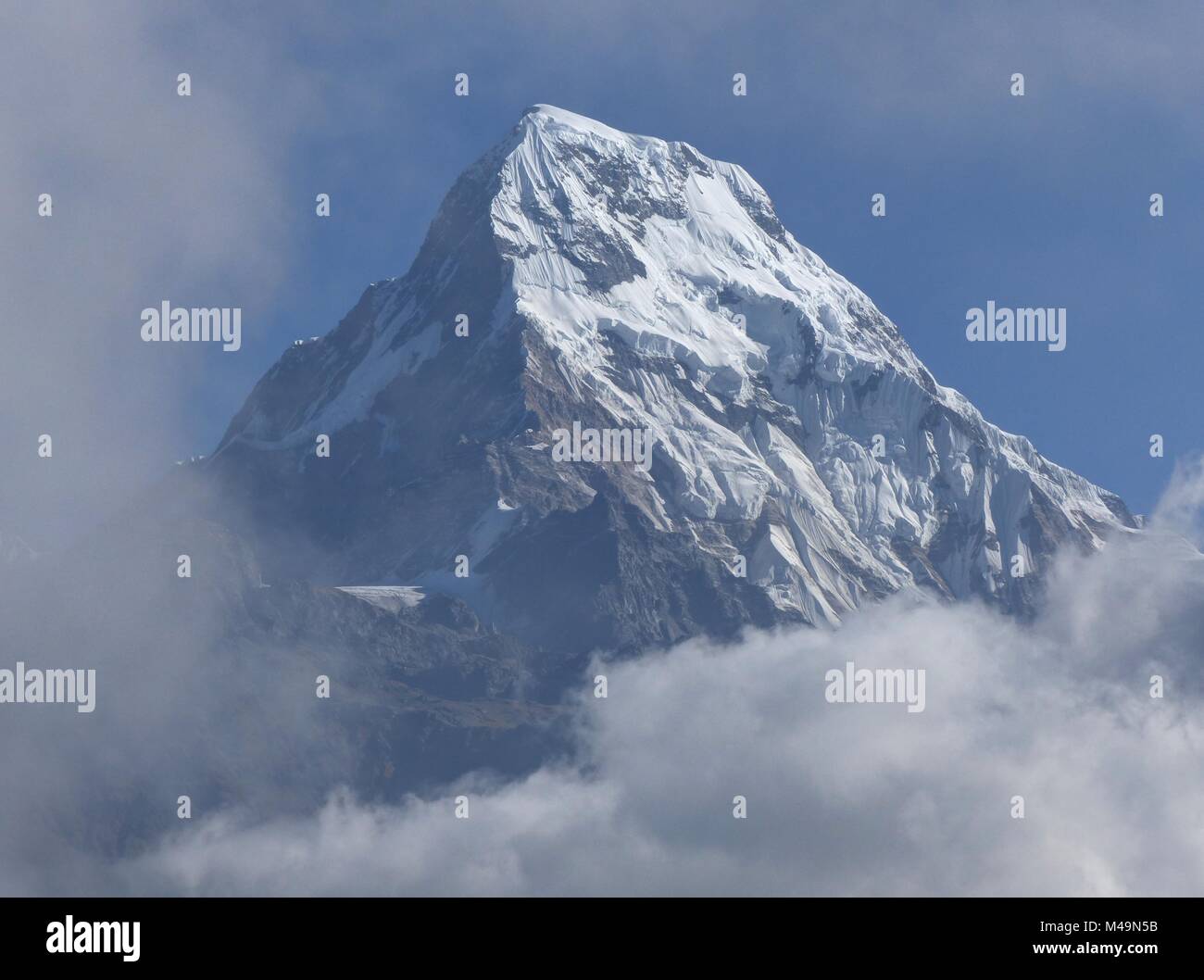 Annapurna summit from Poon Hill - one of the most visited Himalayan ...
