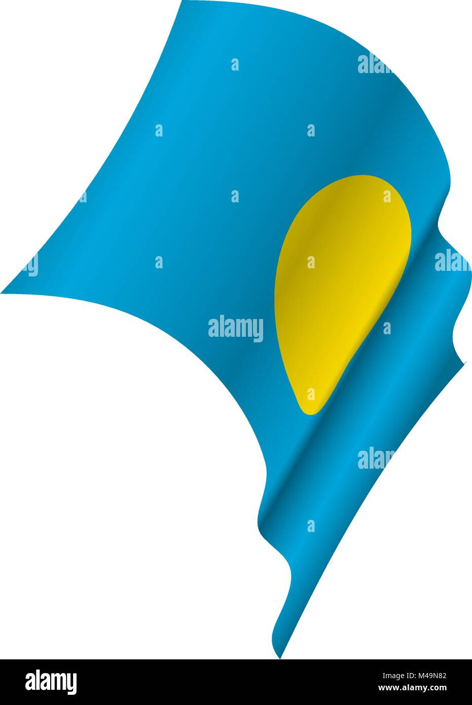 Palau flag, vector illustration Stock Vector Image & Art - Alamy