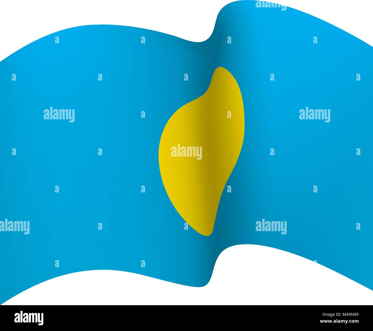Palau flag, vector illustration Stock Vector Image & Art - Alamy