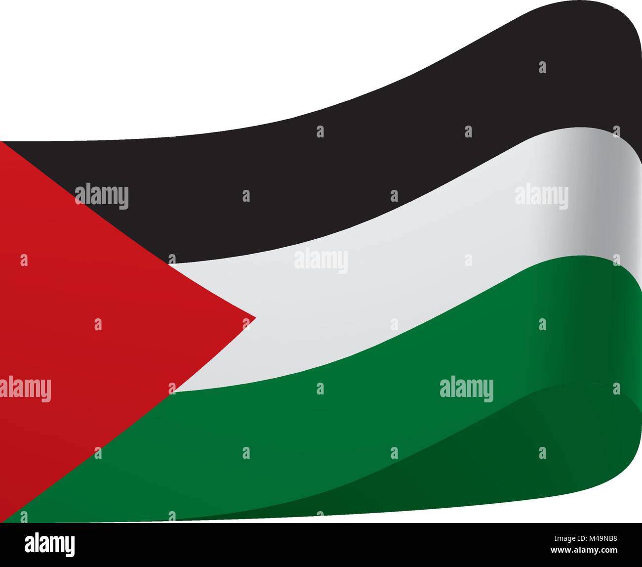 Palestine flag, vector illustration Stock Vector Image & Art - Alamy