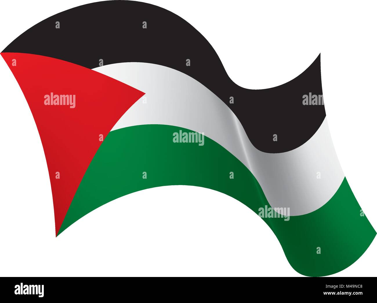 Palestine flag, vector illustration Stock Vector Image & Art - Alamy