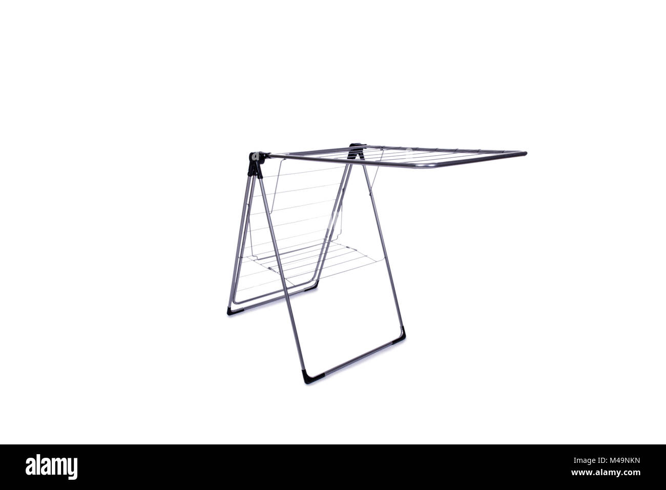 Empty clothes drying stand hi-res stock photography and images - Alamy