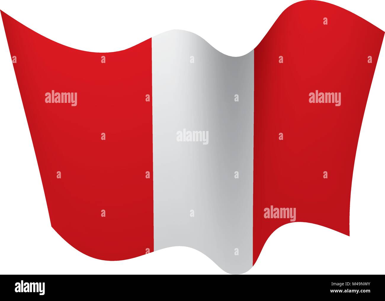 Flag peru Cut Out Stock Images & Pictures - Alamy