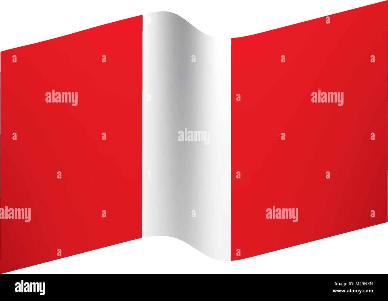 Peru flag, vector illustration Stock Vector Image & Art - Alamy
