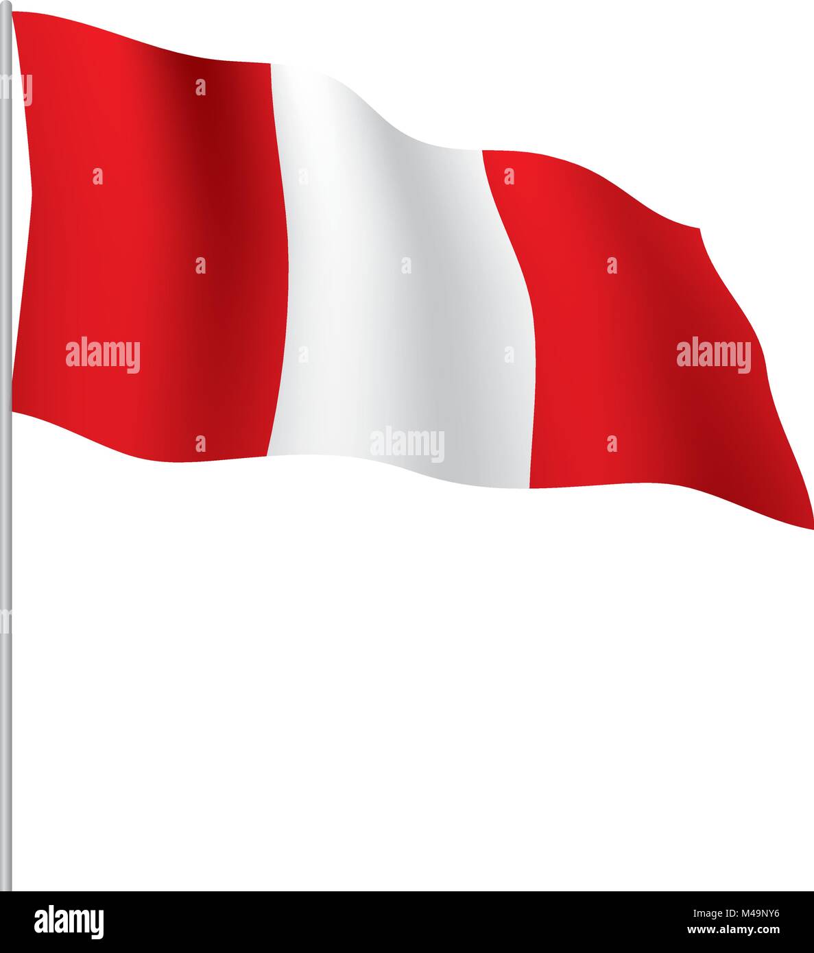 Peru flag, vector illustration Stock Vector Image & Art - Alamy