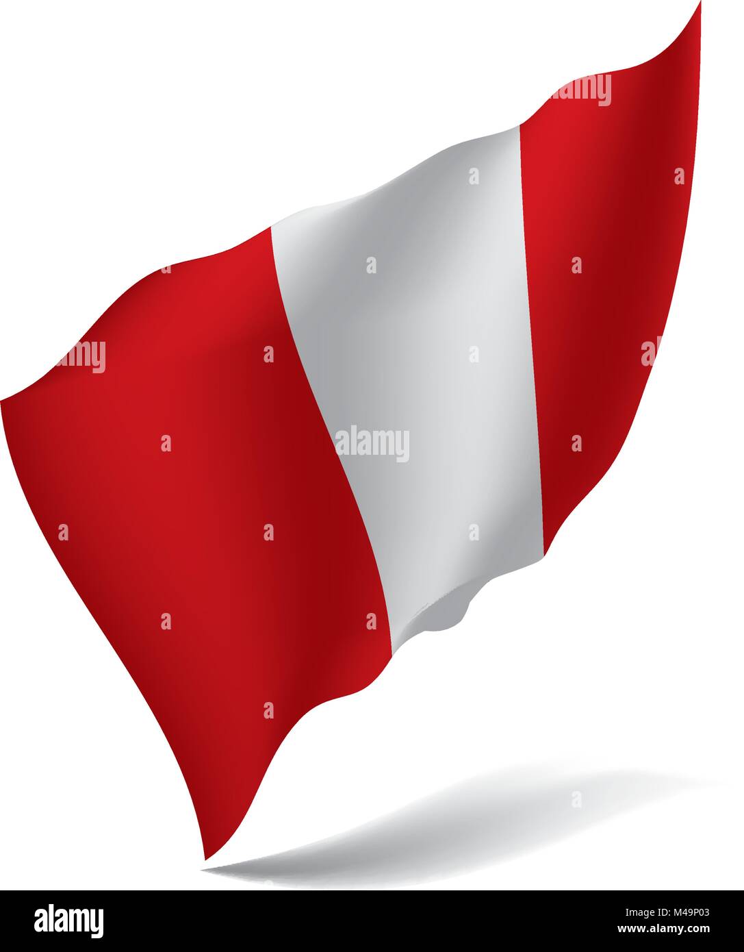 Peru flag, vector illustration Stock Vector Image & Art - Alamy