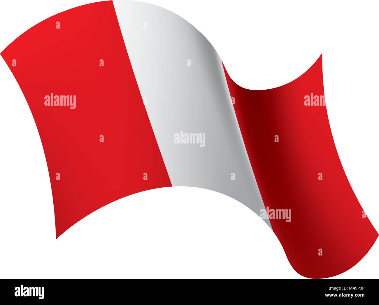 Peru flag, vector illustration Stock Vector Image & Art - Alamy