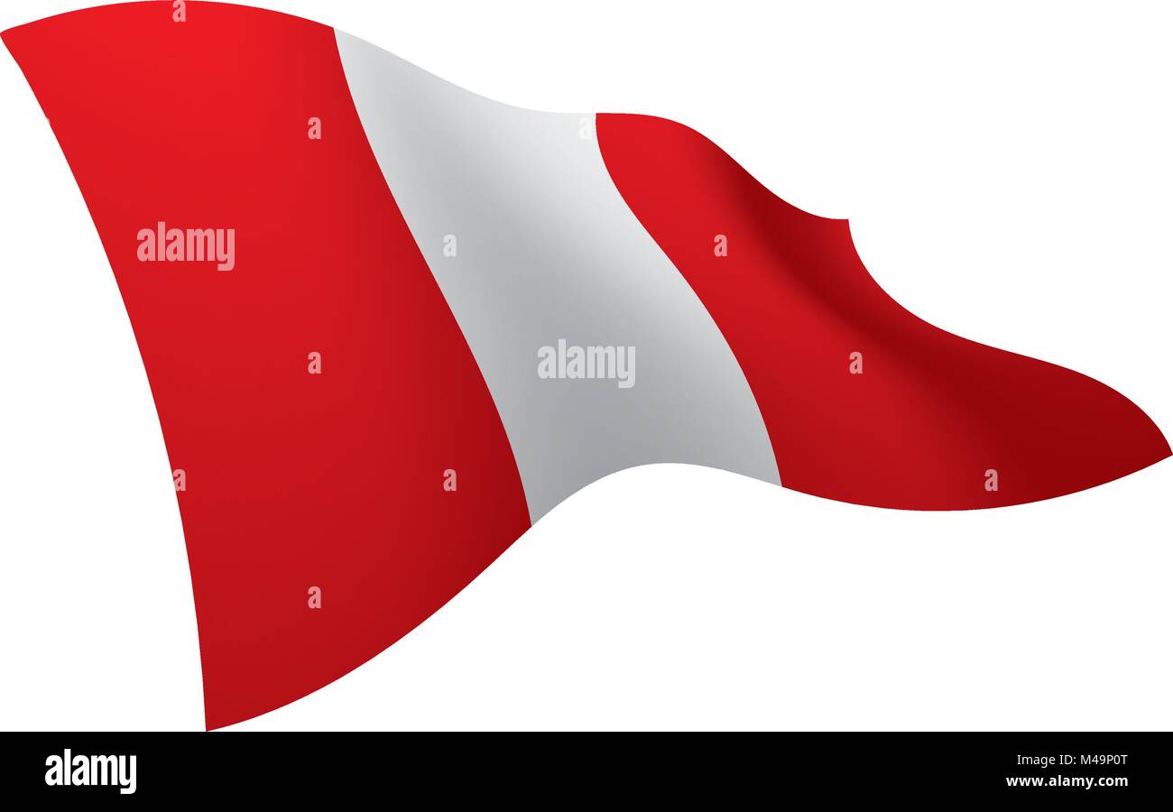 Peru flag, vector illustration Stock Vector Image & Art - Alamy