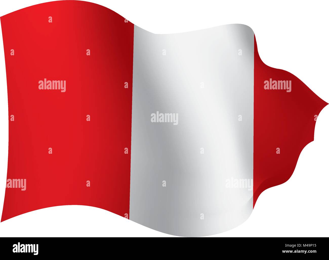 Peru flag, vector illustration Stock Vector Image & Art - Alamy