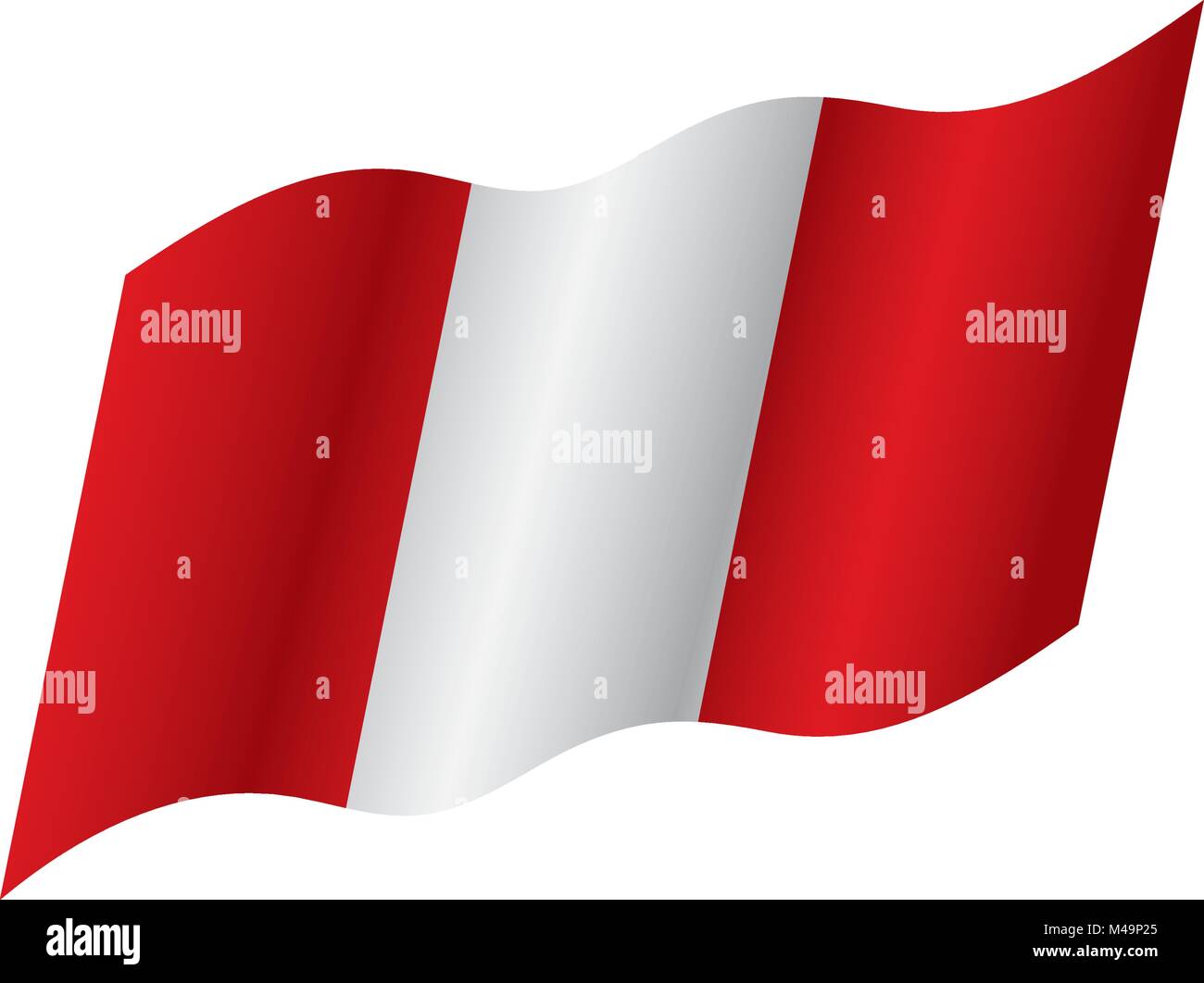 Peru flag, vector illustration Stock Vector Image & Art - Alamy