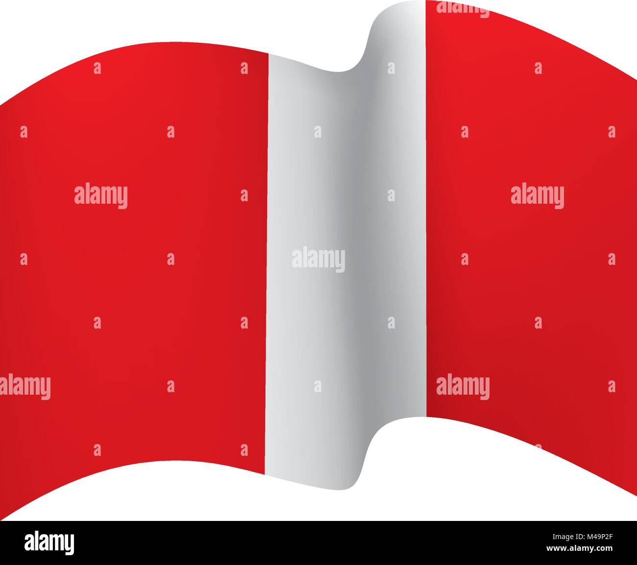Peru flag, vector illustration Stock Vector Image & Art - Alamy
