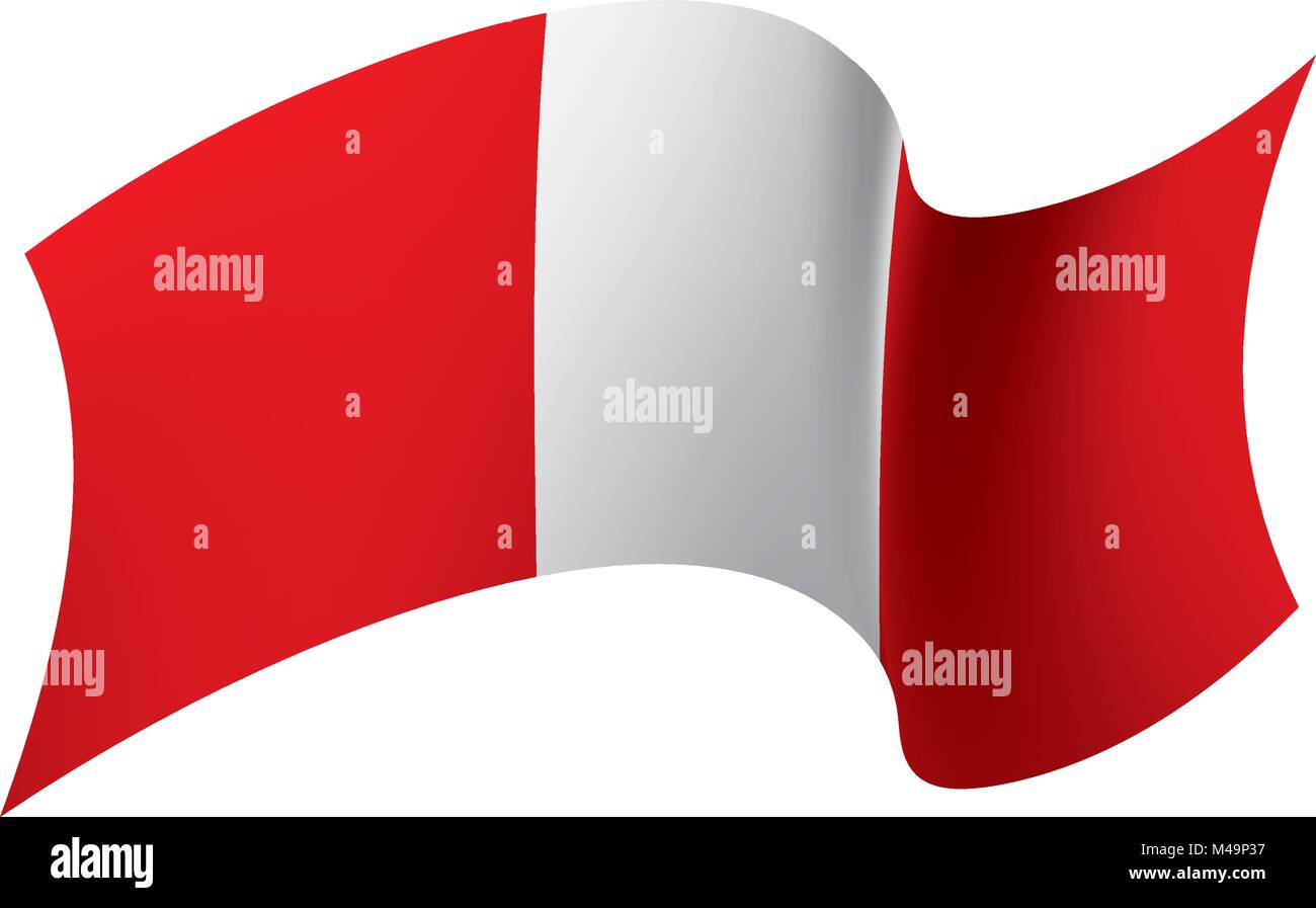 Peru flag, vector illustration Stock Vector Image & Art - Alamy
