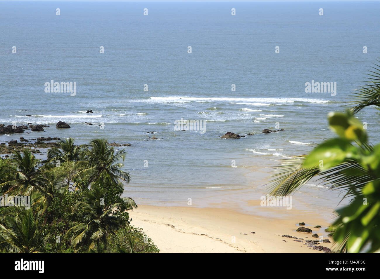 Beautiful beach in Goa Stock Photo - Alamy
