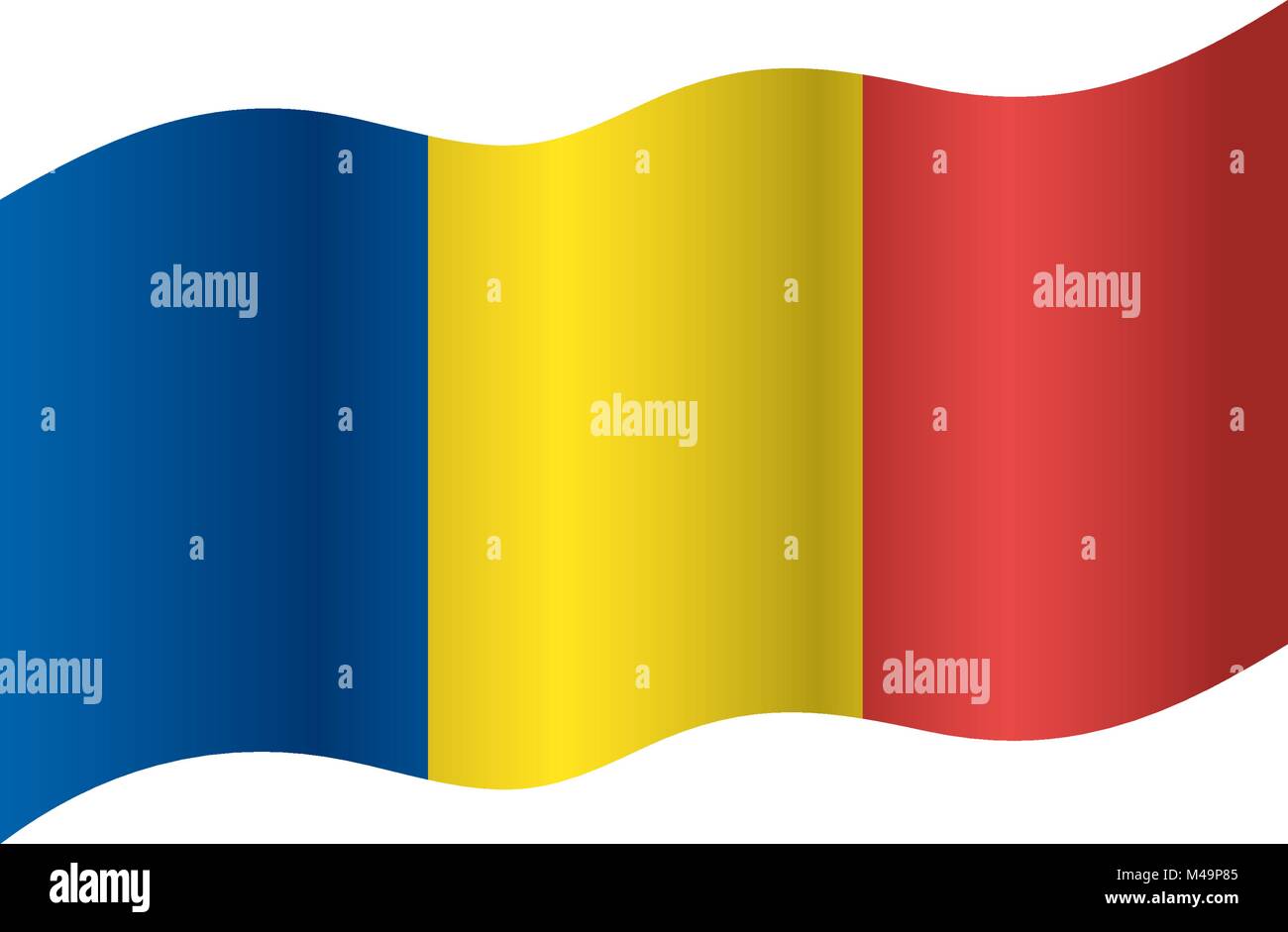 Romania flag, vector illustration Stock Vector Image & Art - Alamy