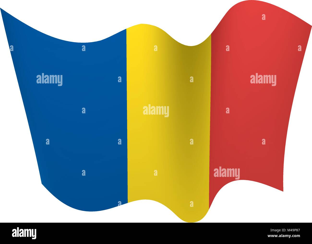 Romania flag, vector illustration Stock Vector Image & Art - Alamy