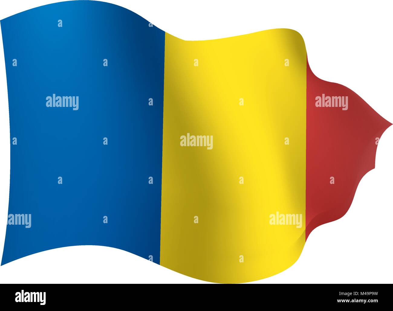 Romania flag, vector illustration Stock Vector Image & Art - Alamy