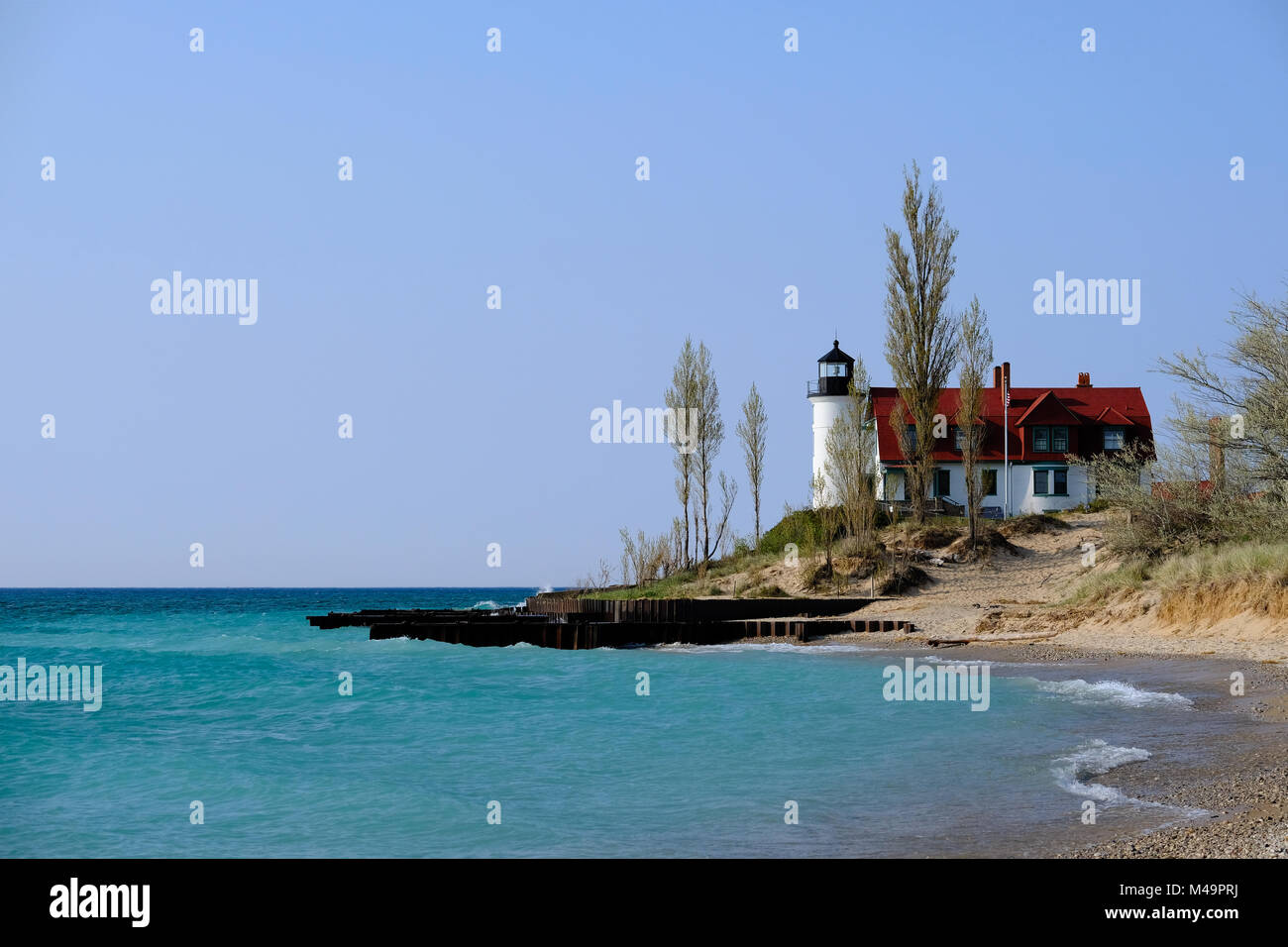 Point betsie light hi-res stock photography and images - Alamy