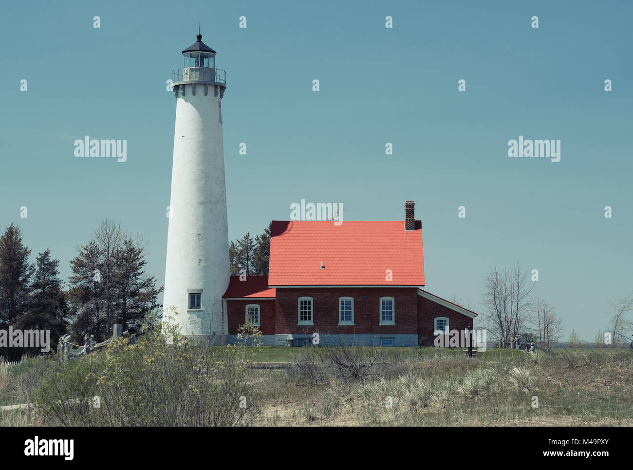 Tawas point lighthouse hi-res stock photography and images - Alamy