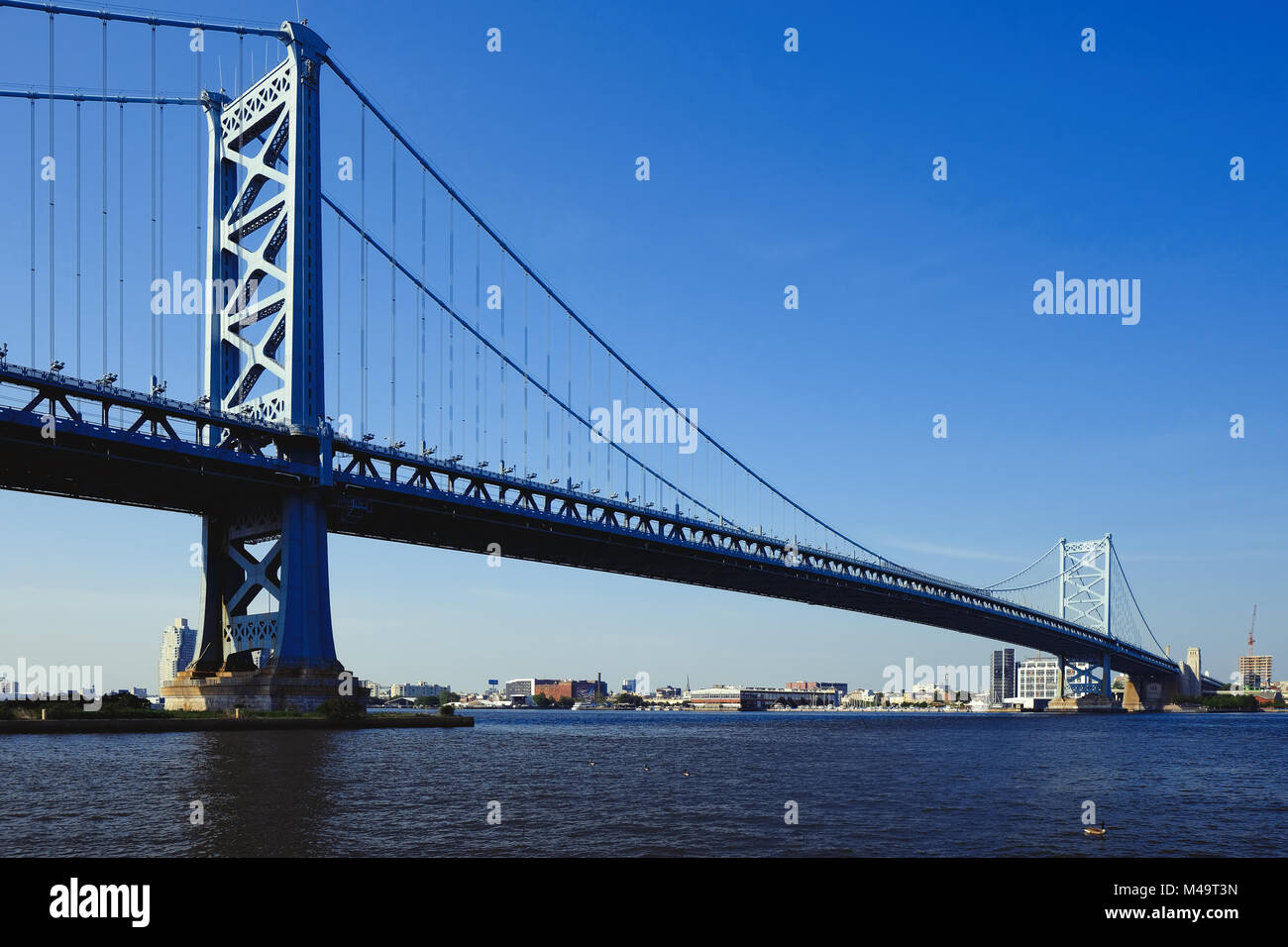Benjamin Franklin Bridge. Philadelphia, Pennsylvania Stock Photo - Alamy
