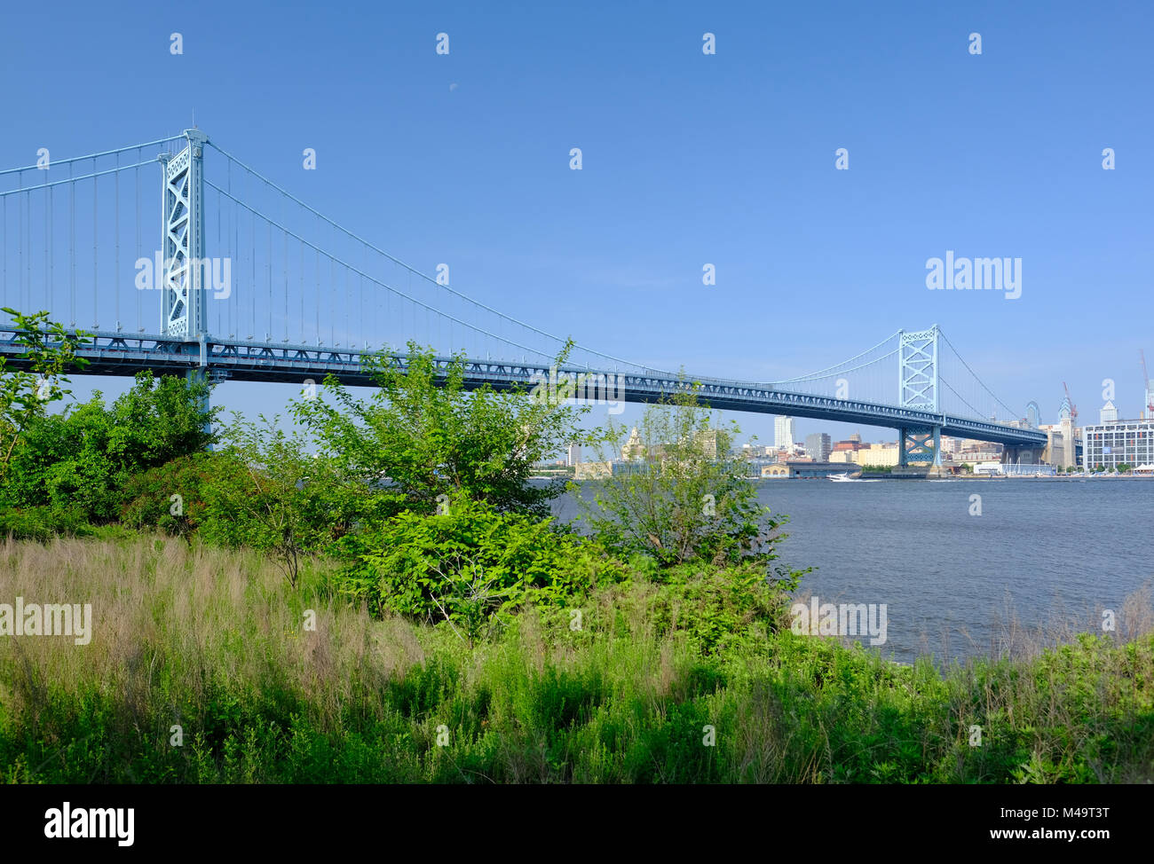 Benjamin Franklin Bridge. Philadelphia, Pennsylvania Stock Photo - Alamy