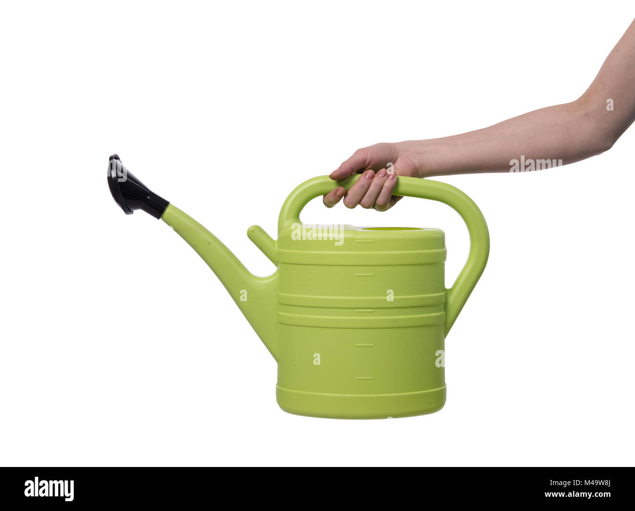 Hand holding pouring water Cut Out Stock Images & Pictures - Alamy