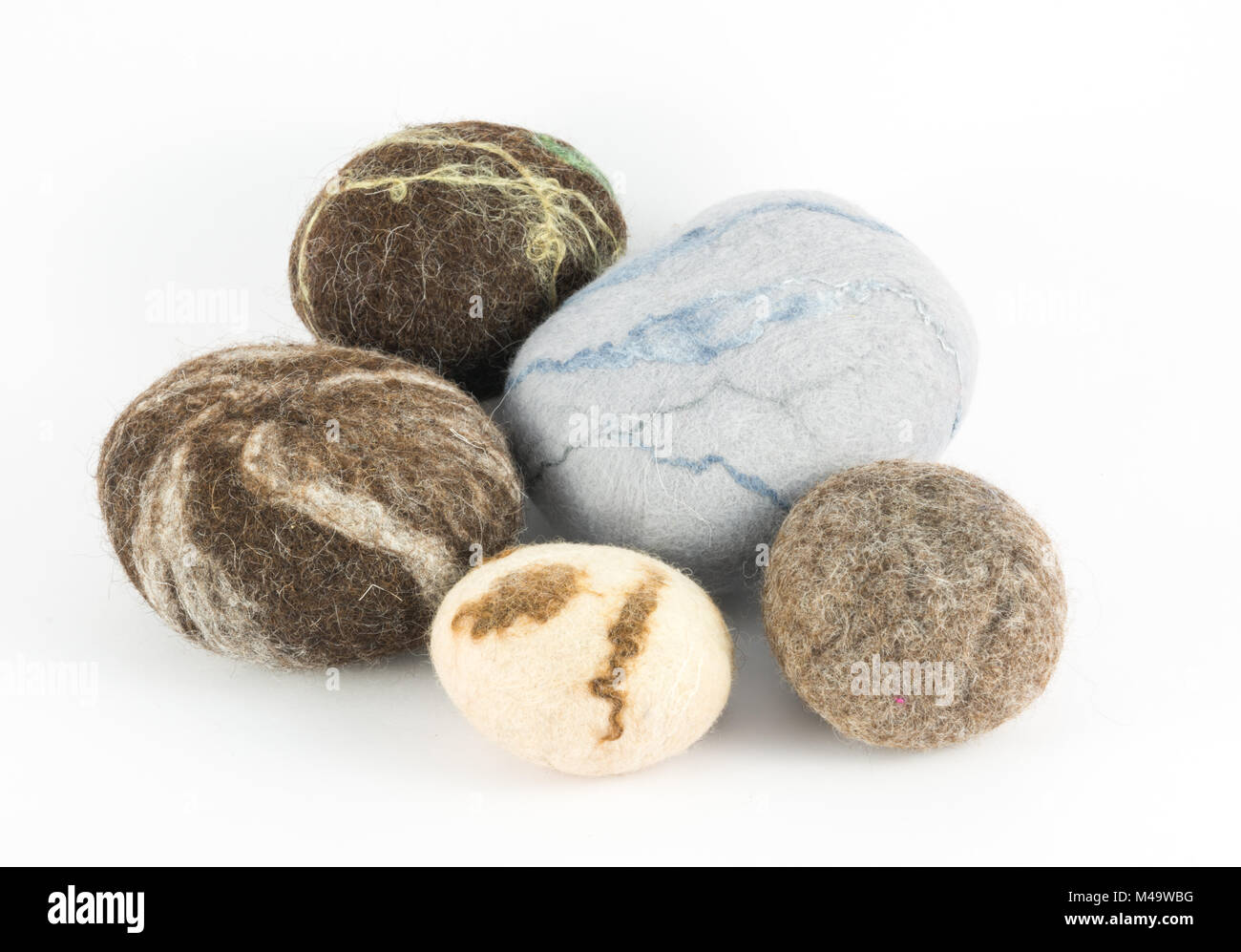 Pebbles made of wool hi-res stock photography and images - Alamy