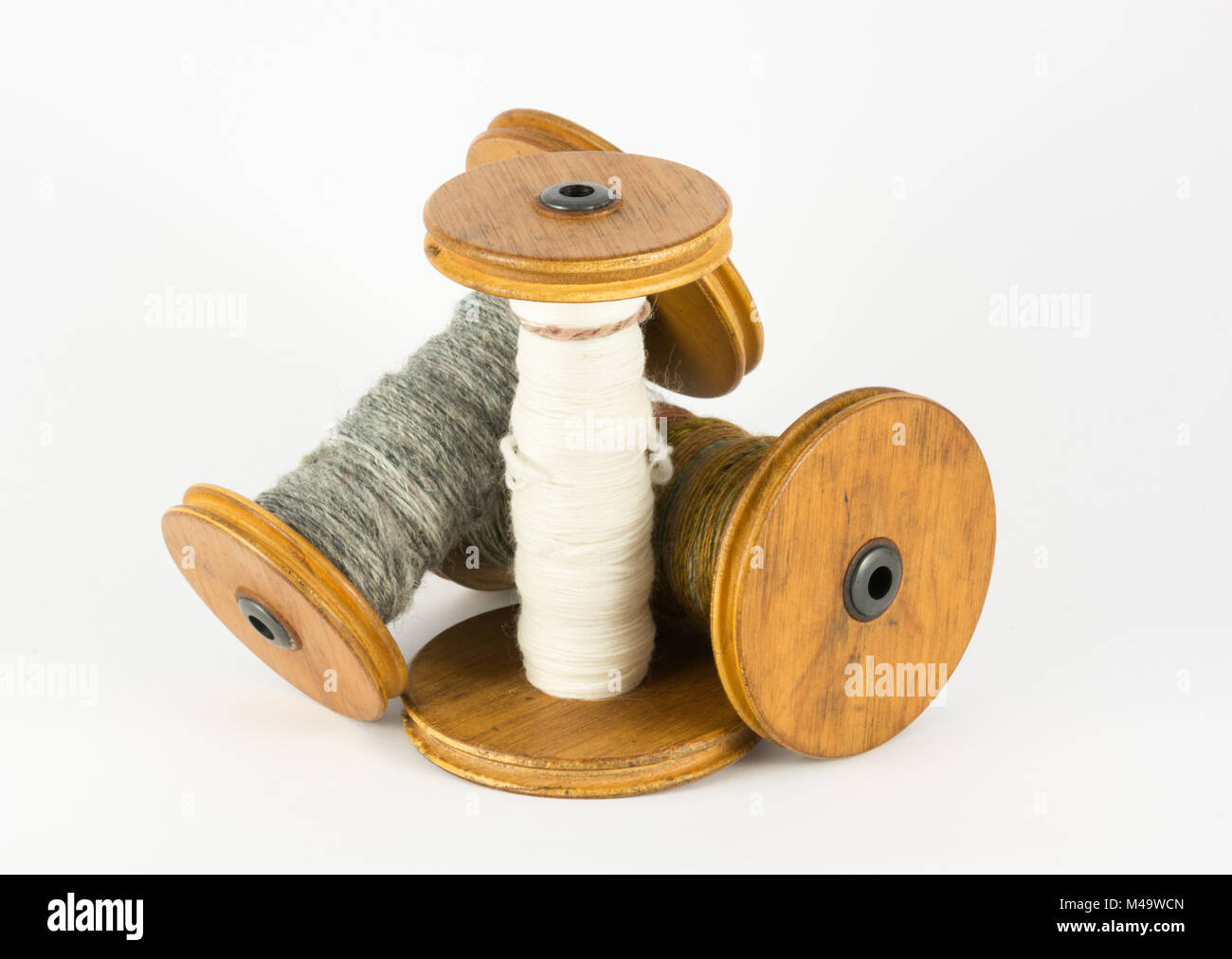 Bobbins of wool hi-res stock photography and images - Alamy