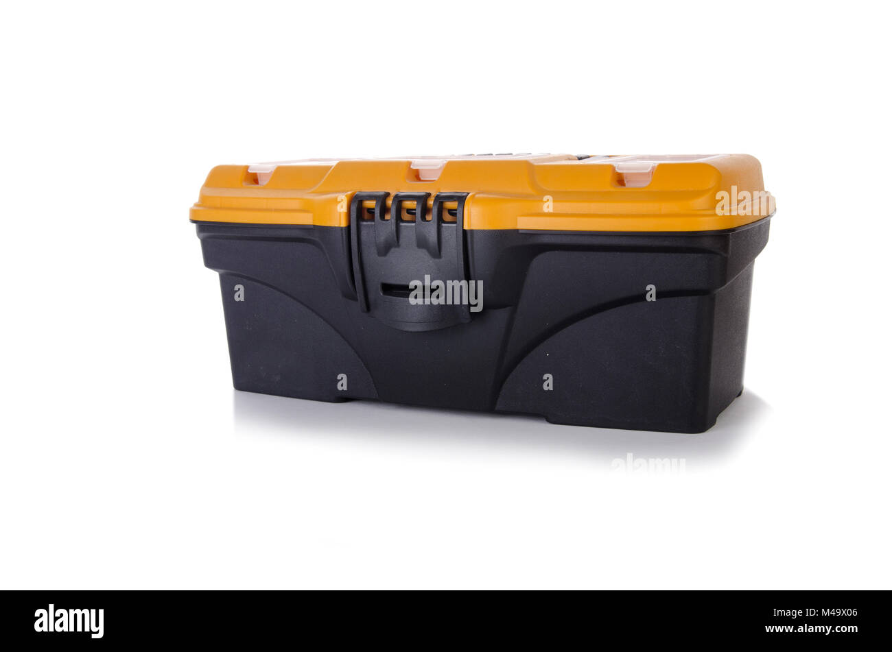 Toolkit box isolated on the white background Stock Photo - Alamy