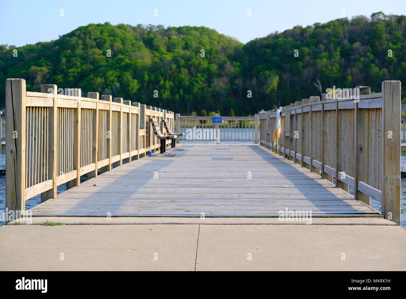 Marina on Betsie Lake Stock Photo - Alamy
